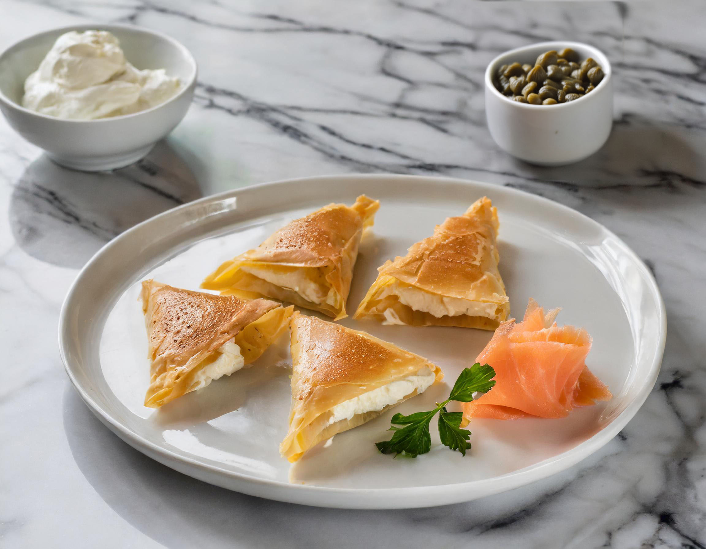 Delight Your Guests with Salmon Triangles - Fresh Chef Experience